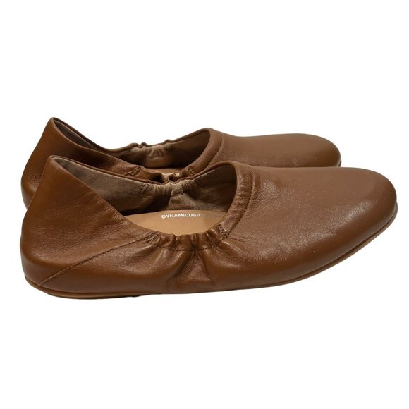 Fitflop | Shoes | Fitflop Soft Leather Ballet Flats Light Tan ...